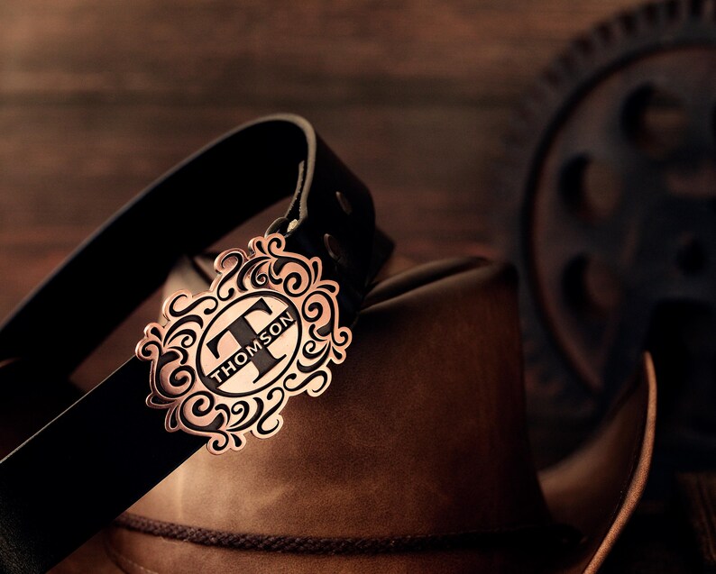 Floral Belt Buckle, Personalize Monogram Belt Buckle, Custom Name Belt ...