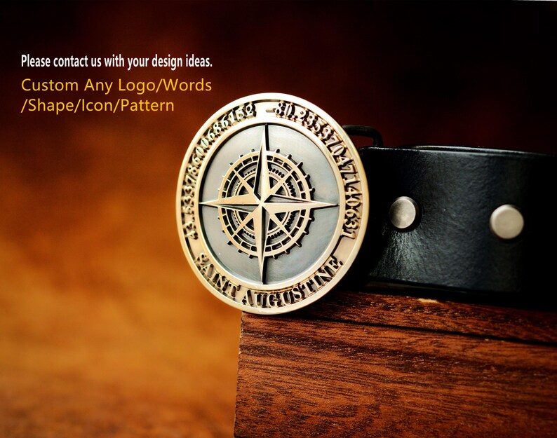 Custom Compass Belt Buckle - Etsy