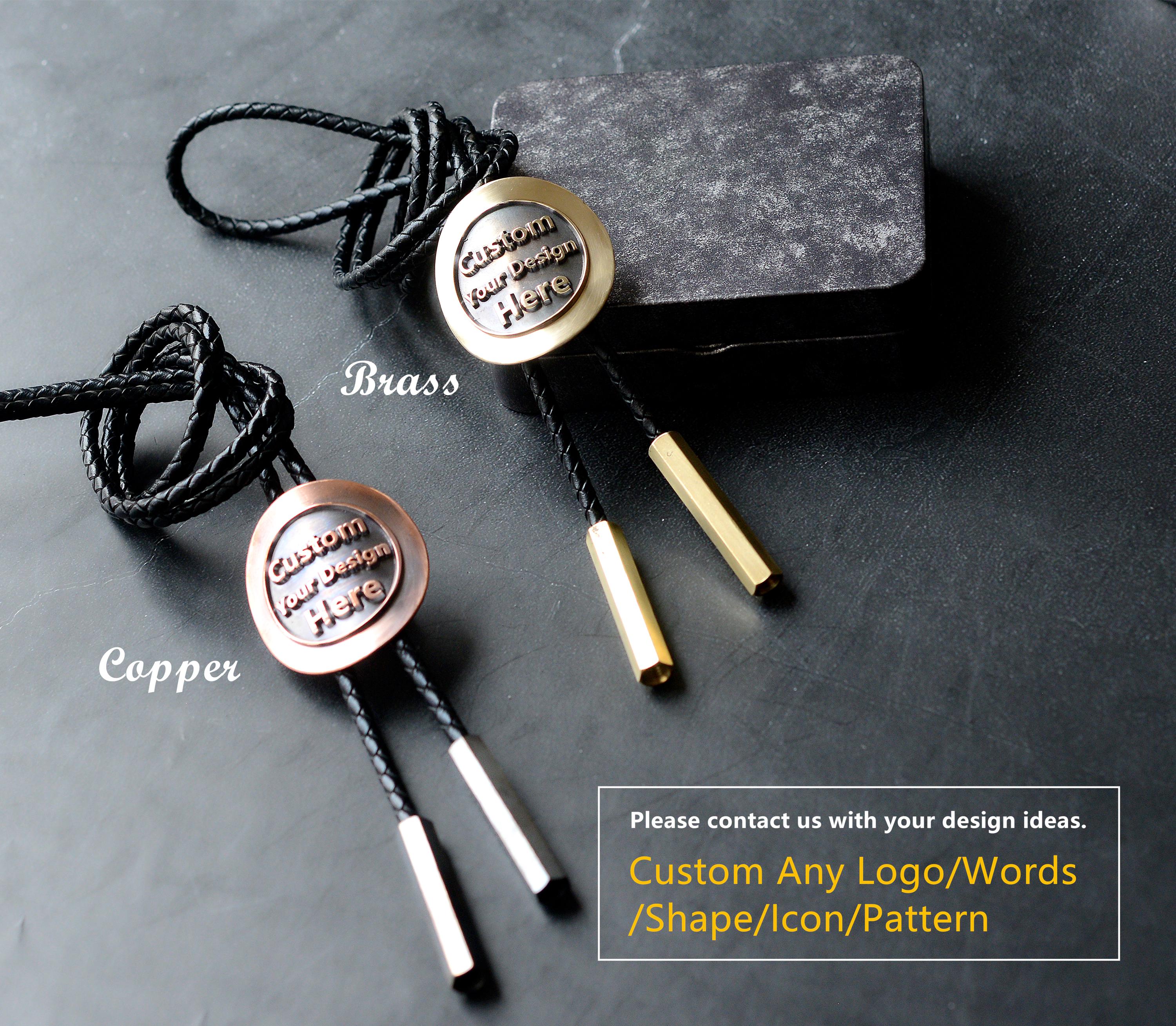 Personalized Corporate Logos Bolo Tie, Wedding Bolo Tie, Company Logo ...