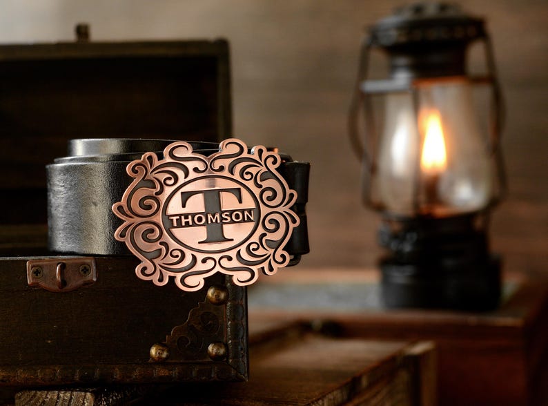 Floral Belt Buckle, Personalize Monogram Belt Buckle, Custom Name Belt ...