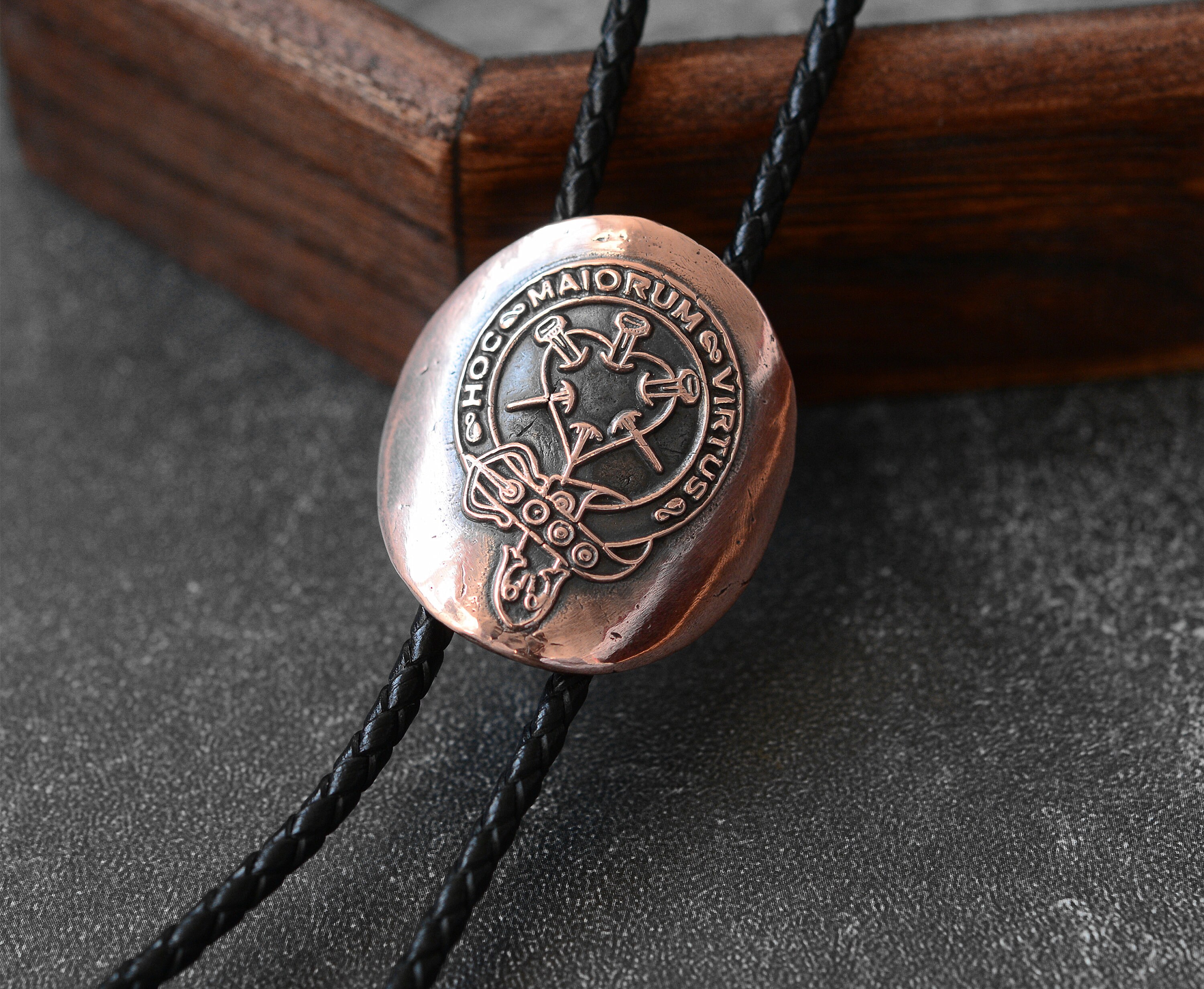 Logan Clan Crest Badge Bolo Tie, Team Sign Gifts, Company Logo Gifts ...