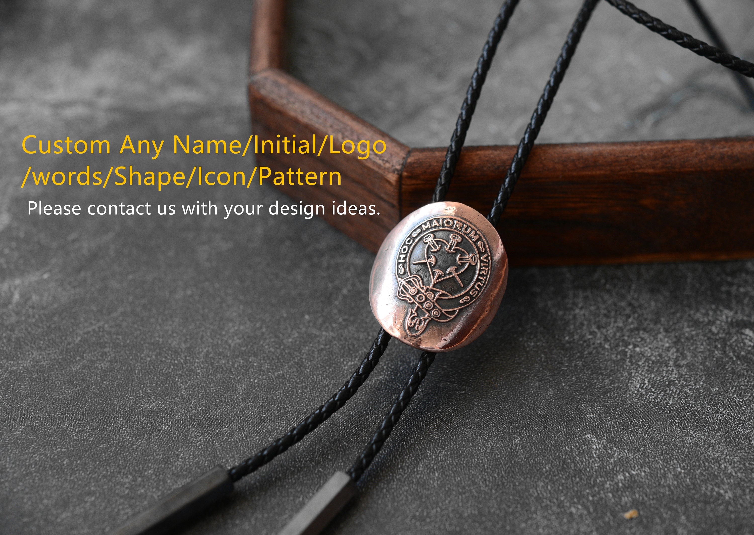 Logan Clan Crest Badge Bolo Tie, Team Sign Gifts, Company Logo Gifts ...