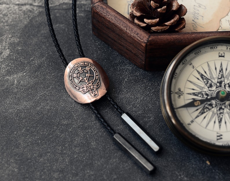 Logan Clan Crest Badge Bolo Tie, Team Sign Gifts, Company Logo Gifts ...