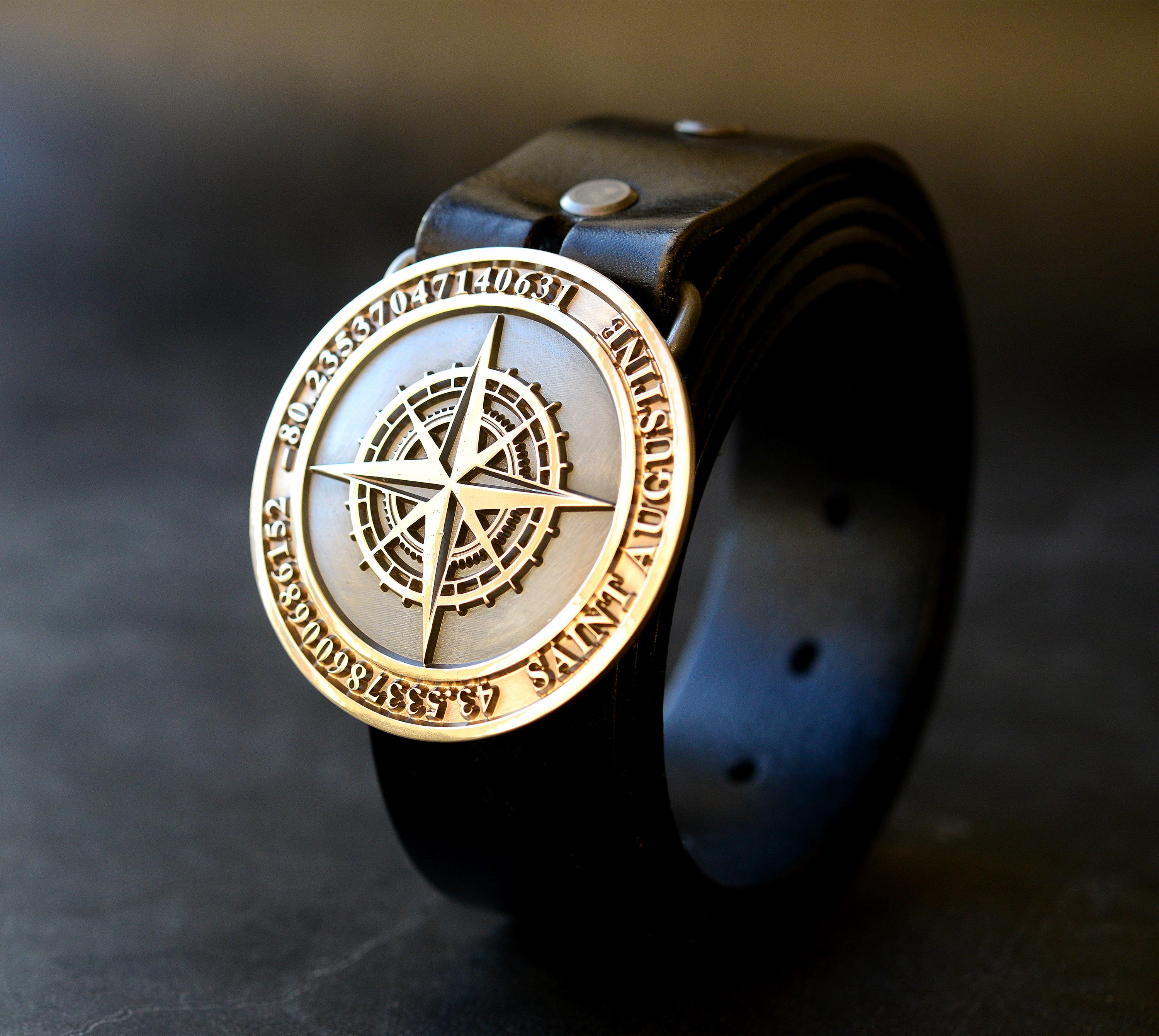 Custom Compass Belt Buckle - Etsy