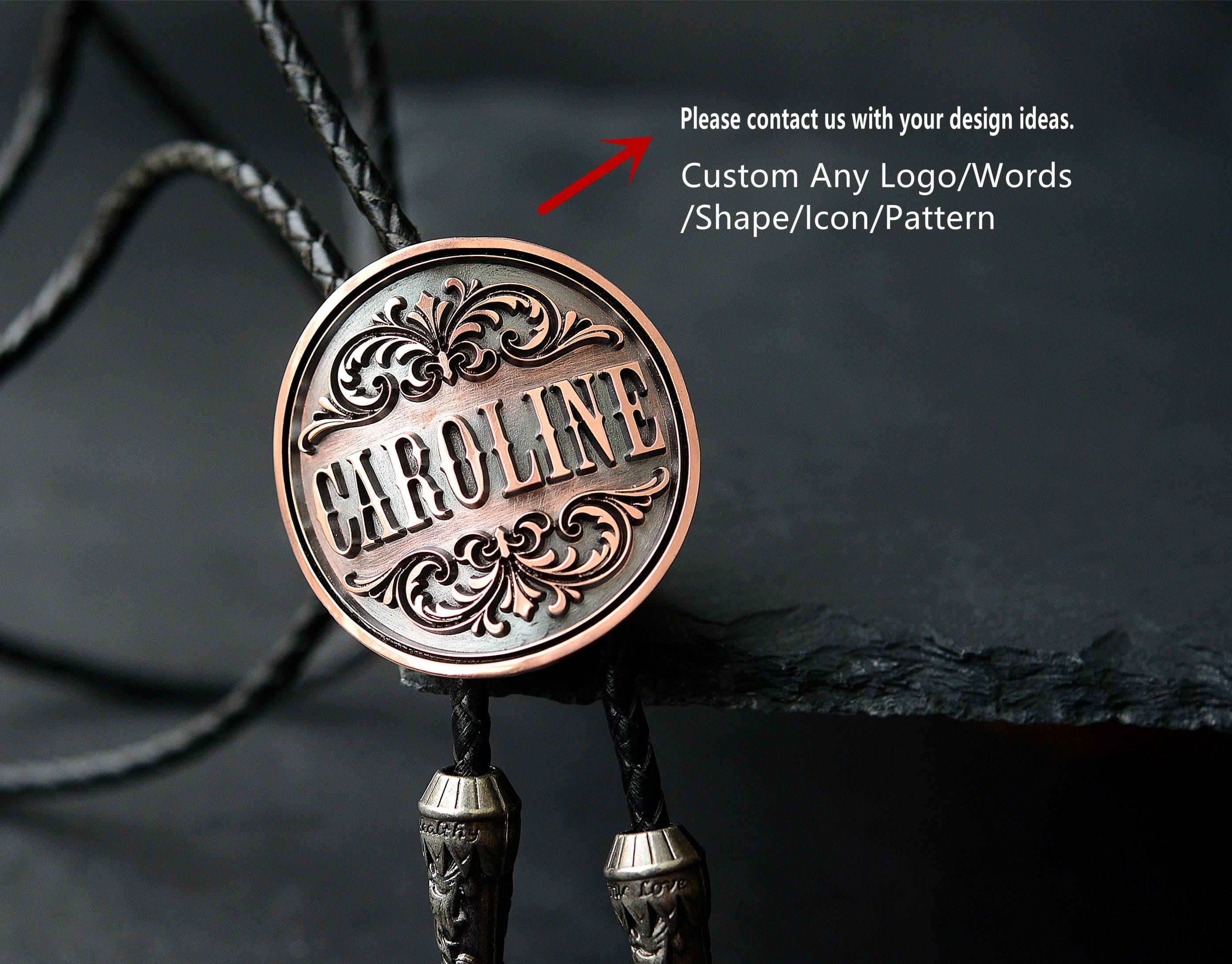 DESIGN YOUR OWN Custom Bolo Tie, Personalized Bolo Tie for Men Wedding ...