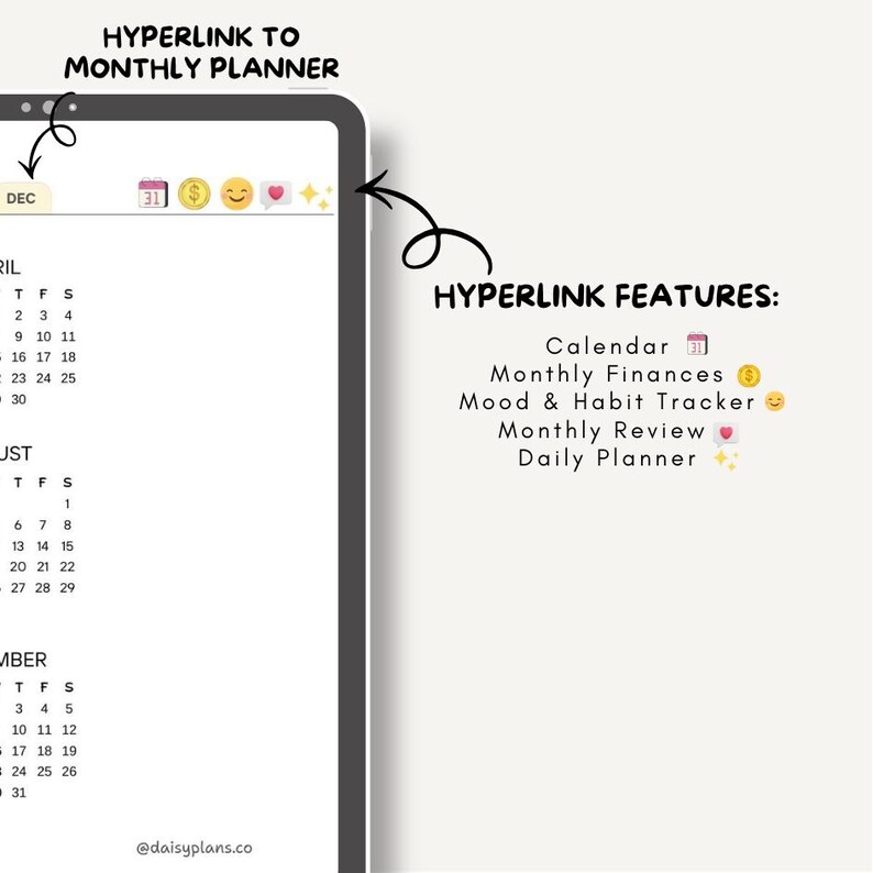 2026 Digital Planner : Daily & Monthly (PDF) Goodnotes| Notability ...