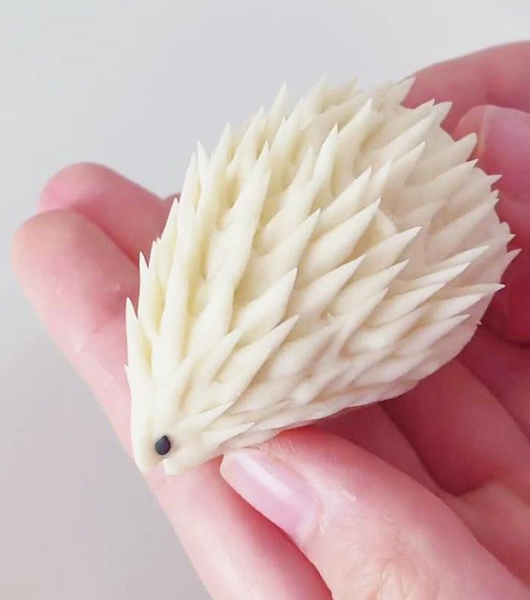 Hedgehog Buns With Red Bean Paste | Soft Fluffy Steamed Dessert - Etsy