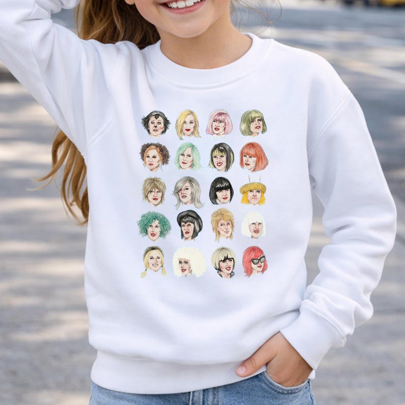 Iconic Wig Collection Graphic Tee, Dramatic Wig Humor Shirt, Camp ...