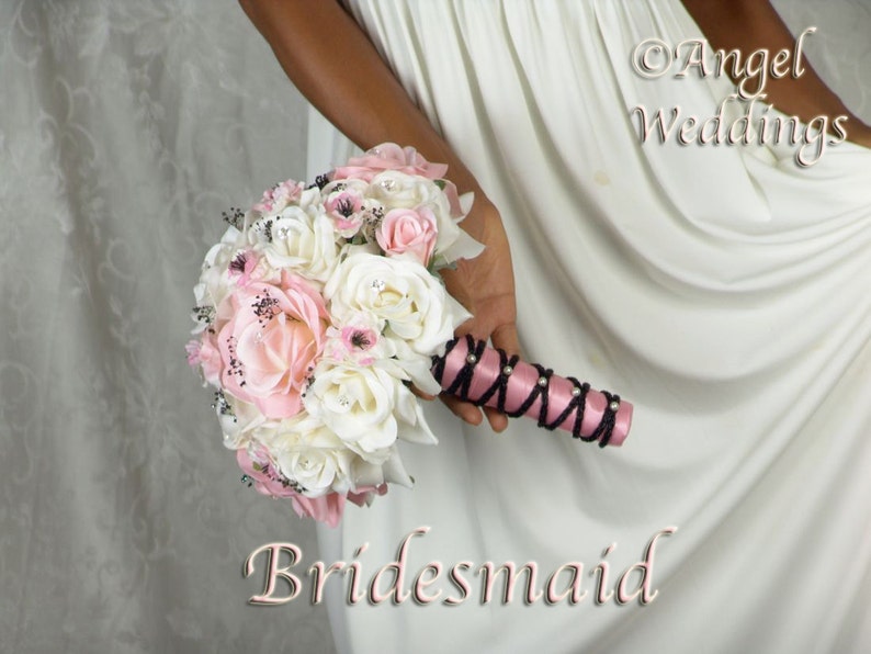 Love CHERRY BLOSSOM Bride Bridal Groom Wedding Bouquets - Etsy