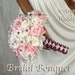 Love CHERRY BLOSSOM Bride Bridal Groom Wedding Bouquets Bouquet Silk ...