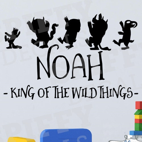 Where the Wild Things Are Wall Decal Children - Etsy