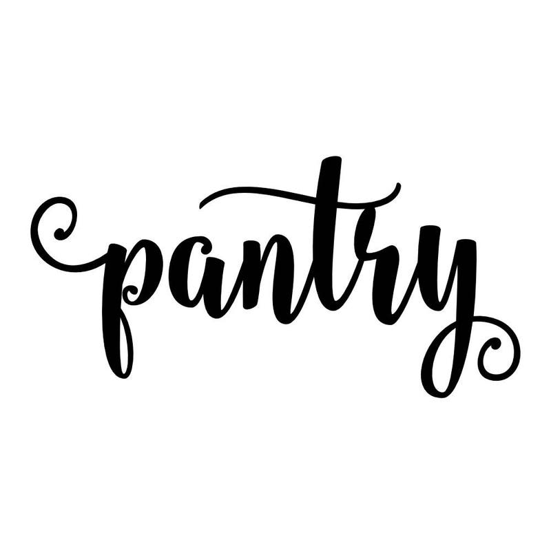 Pantry Wall Decal - Etsy