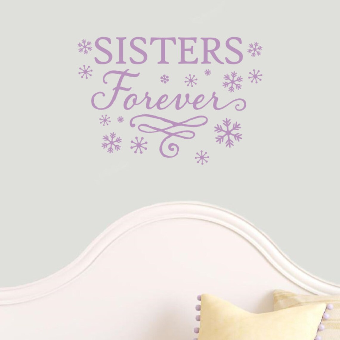 Sisters Forever Vinyl Wall Decal Sticker Decor Walt Disney - Etsy