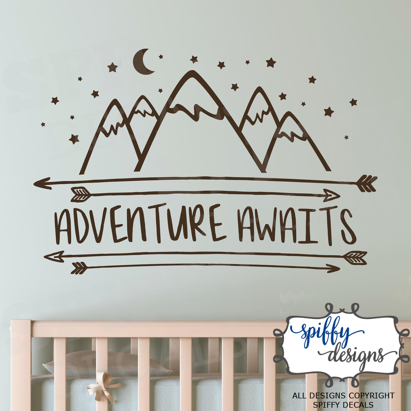 Adventure Awaits Wall Decal Vinyl Sticker Quote Outdoor - Etsy