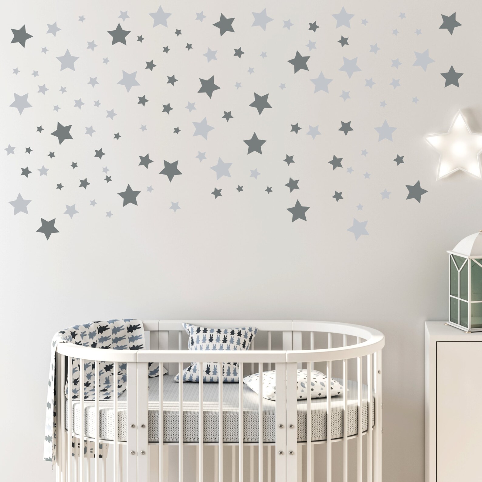 Star Wall Decals Set of 220 Stars 2 Color Star Decals | Etsy