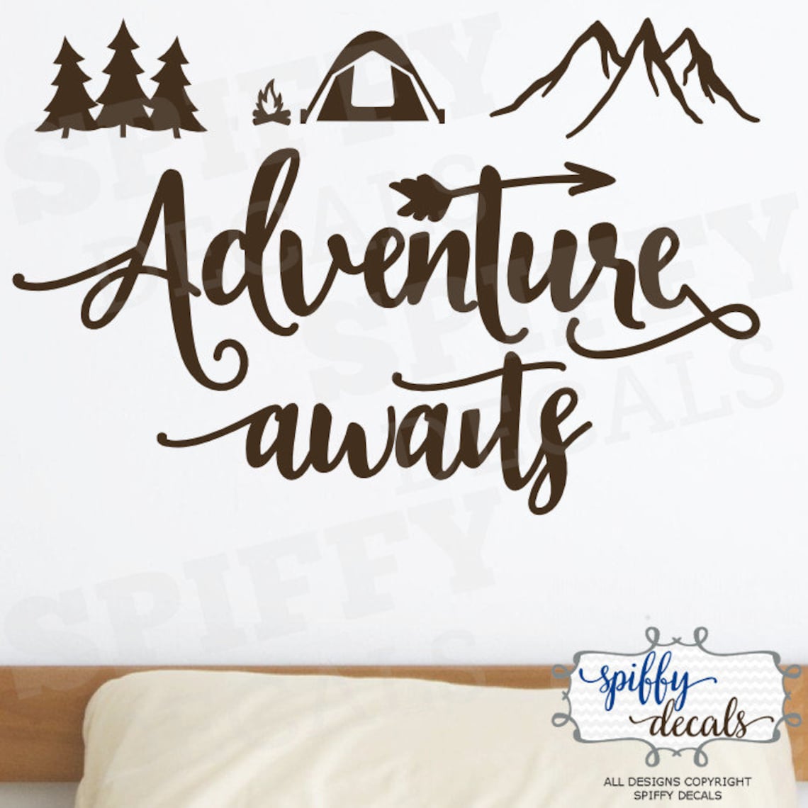 Adventure Awaits Wall Decal Vinyl Sticker Quote Travel With - Etsy New ...