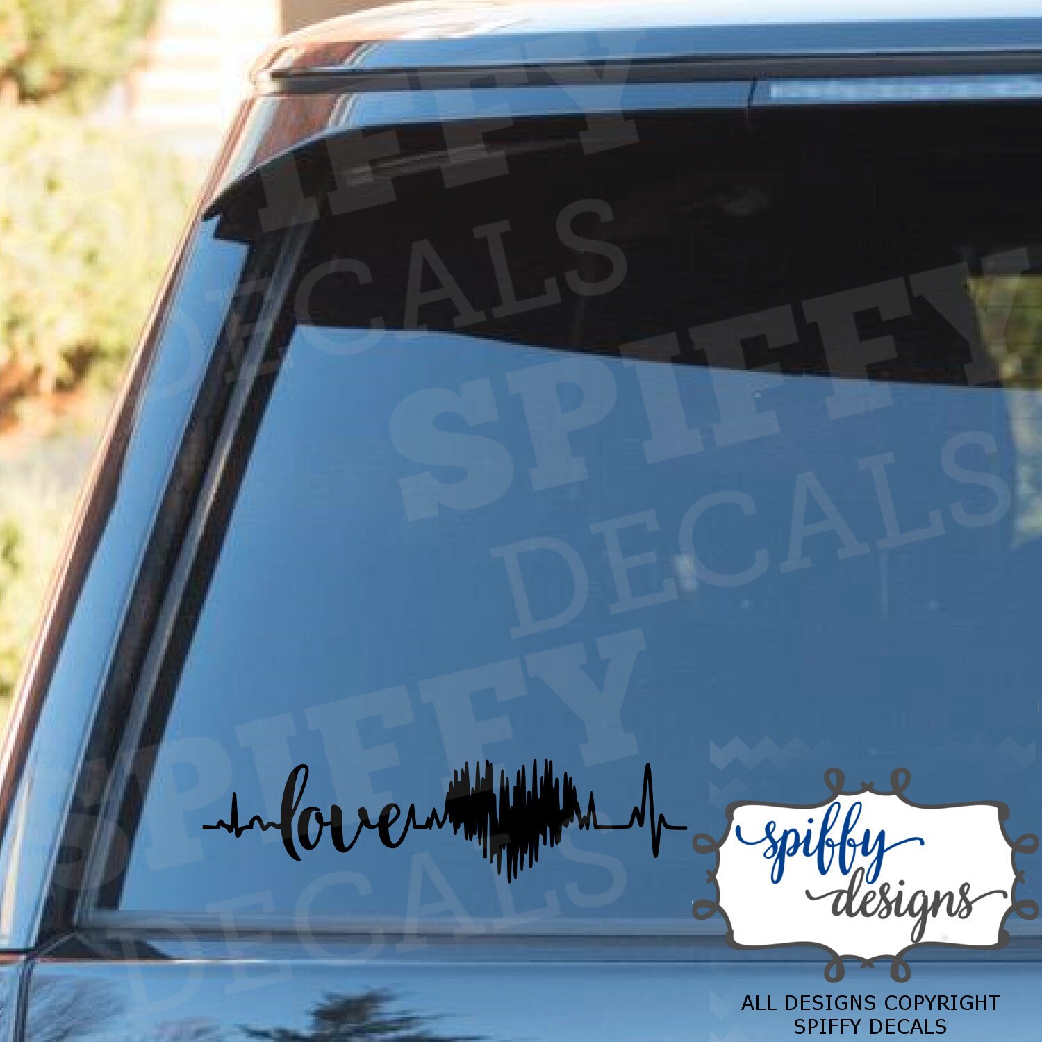 Love Heartbeat Car Laptop Decal Vinyl Sticker Decor Quote - Etsy Ireland