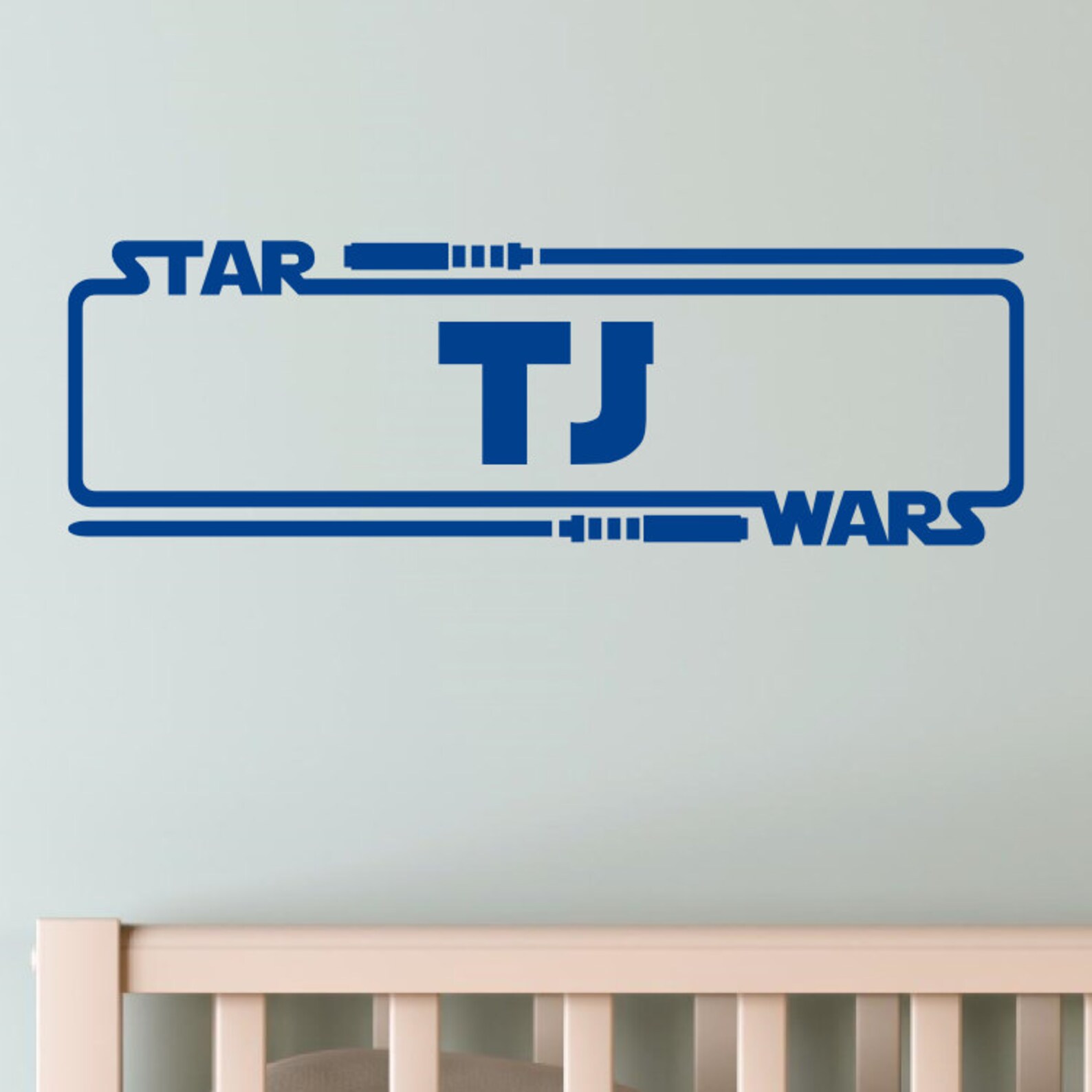 Personalized Star Wars Name With Lightsabers Jedi Knight Vinyl - Etsy