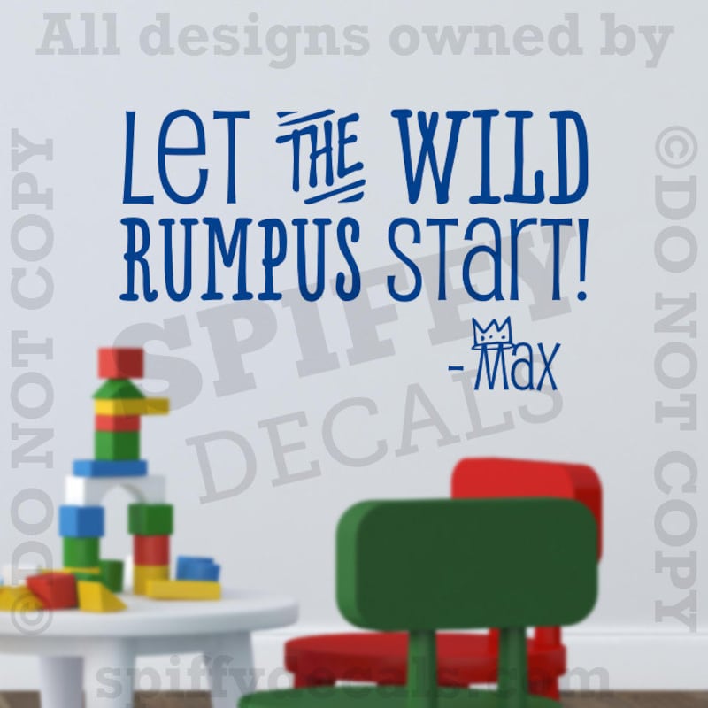 Let the Wild Rumpus - Etsy