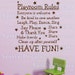 Playroom Rules Have Fun Vinyl Wall Quote - Etsy
