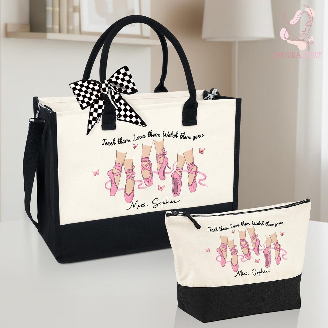 Dance Teacher Gift, Teacher Appreciation Gifts, Tote Bag for Ballet ...