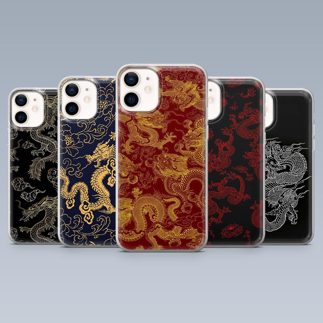 Dragon Phone Case Japanese Fantasy Cover for iPhone 17pro, 16, 15, 14 ...