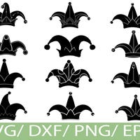 Jester SVG & PNG Digital Files, Vector Graphic Design Print Laser ...