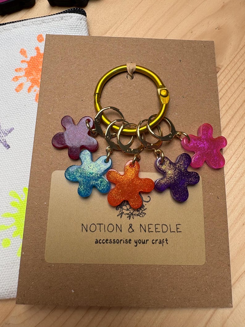 Paint Splat Knitting Notions Kit - Etsy UK
