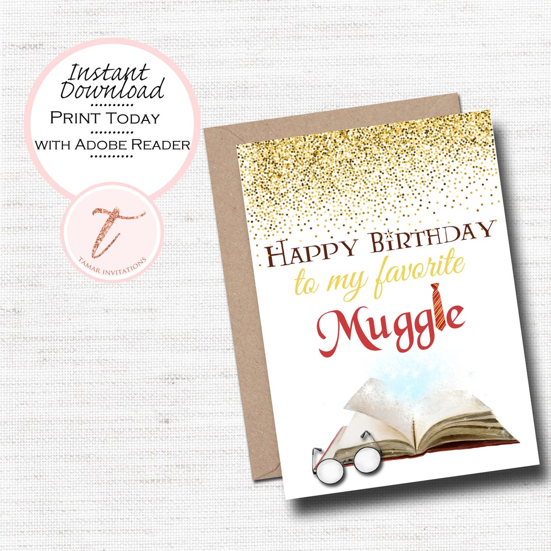 Digital Birthday Card - Have A Magical Birthday - Wizard & Witches ...