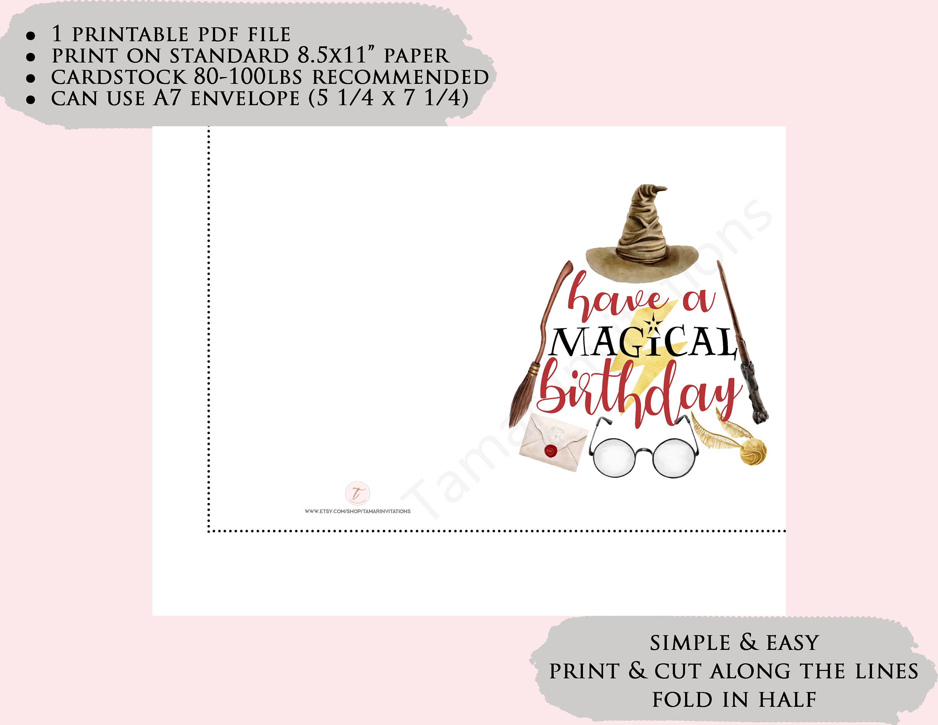 Digital Birthday Card - Have A Magical Birthday - Wizard Magic ...