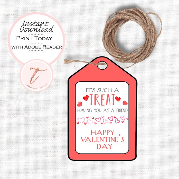 PRINTABLE Valentine Cards - Kids Valentine's Day Cards - Friend ...