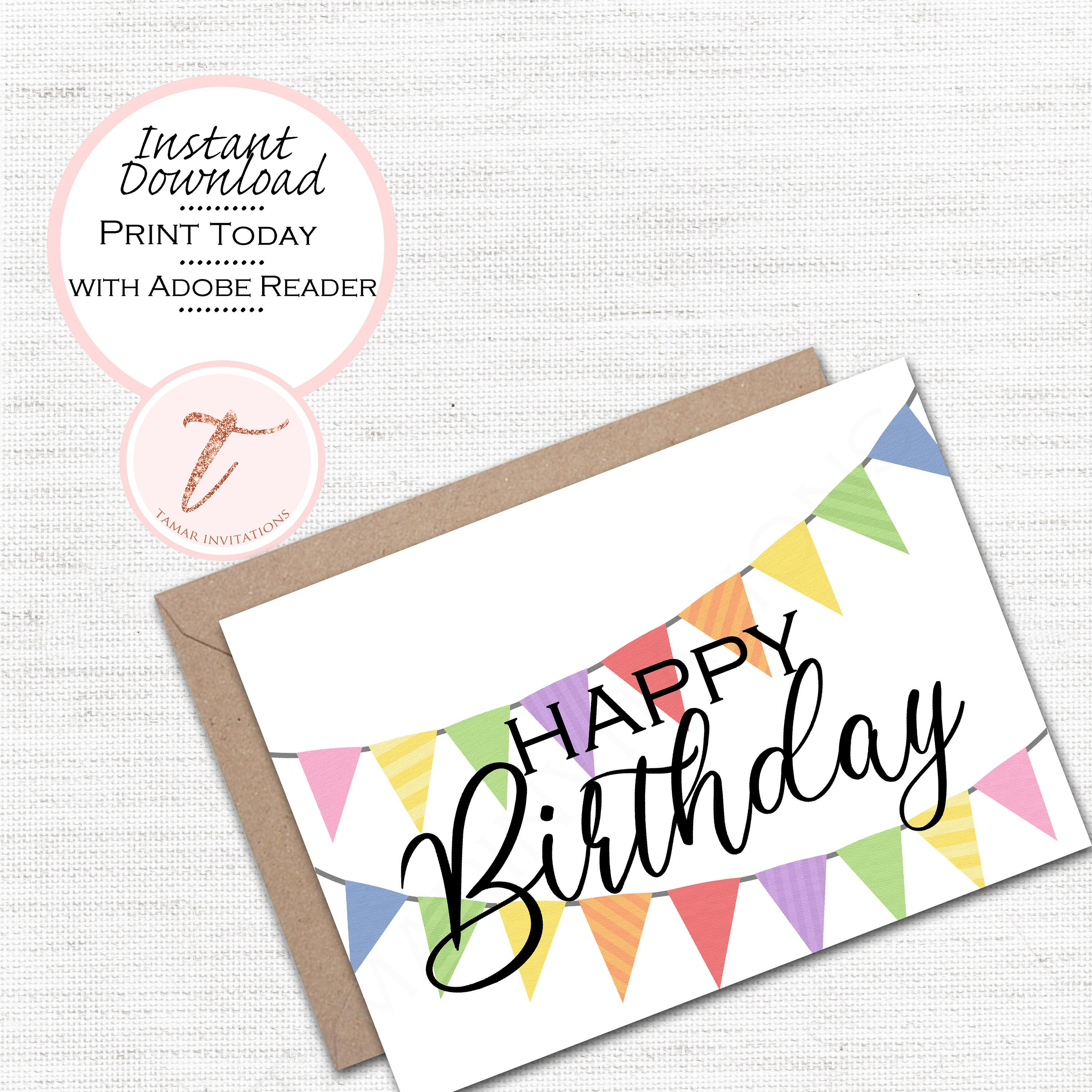 Digital Birthday Card - Digital Birthday Cards - Happy Birthday Card ...