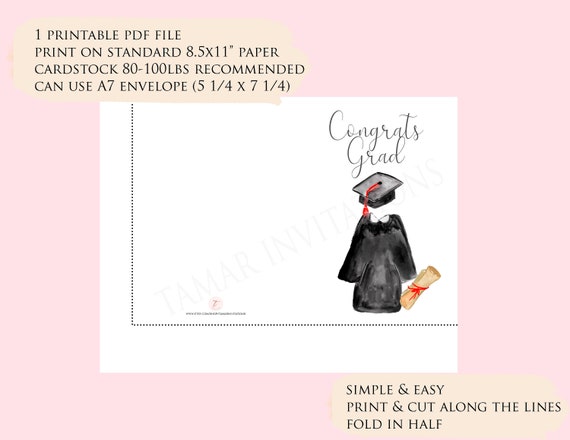 Papercraft Paper, Party & Kids GC126 Graduation Social Distancing ...