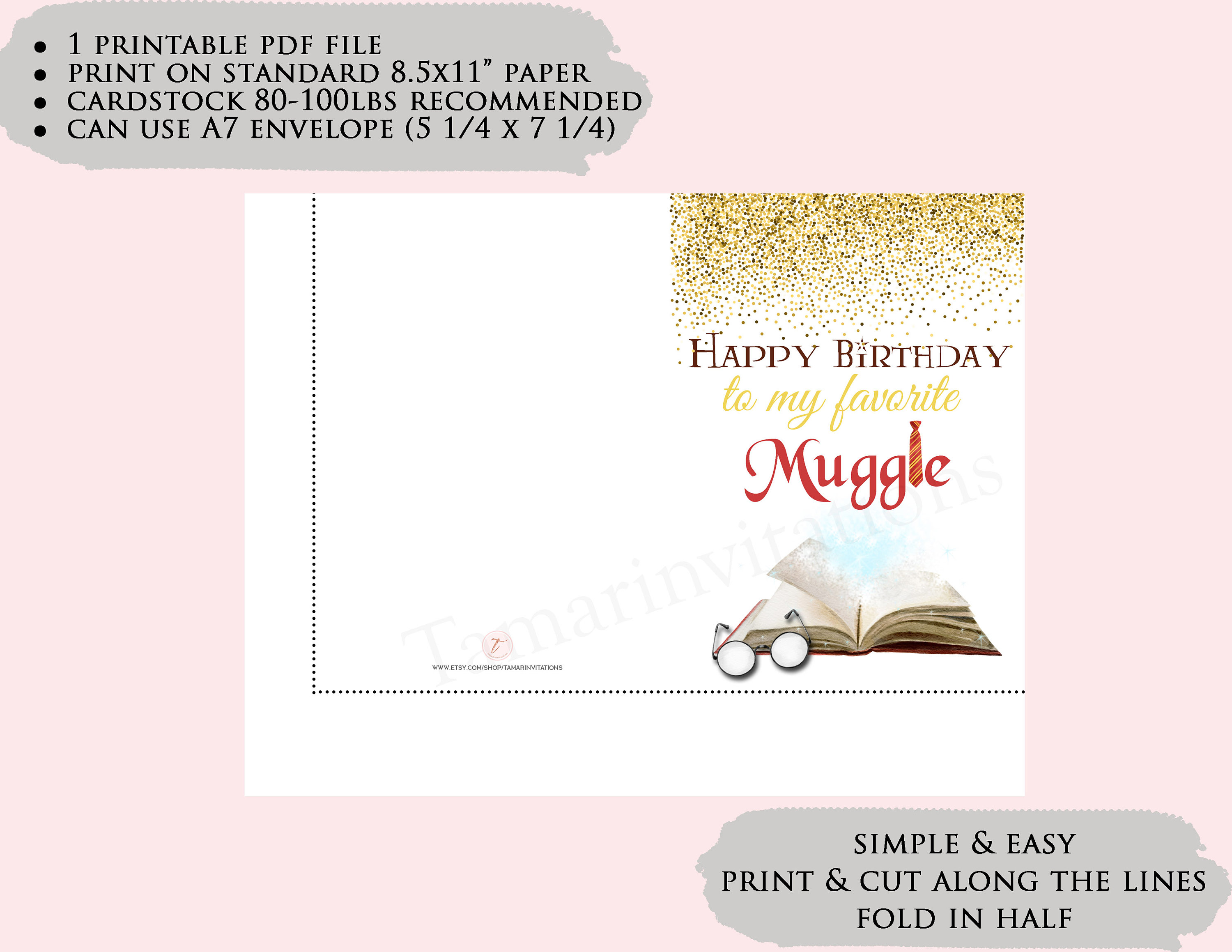 Digital Birthday Card - Have A Magical Birthday - Wizard & Witches ...