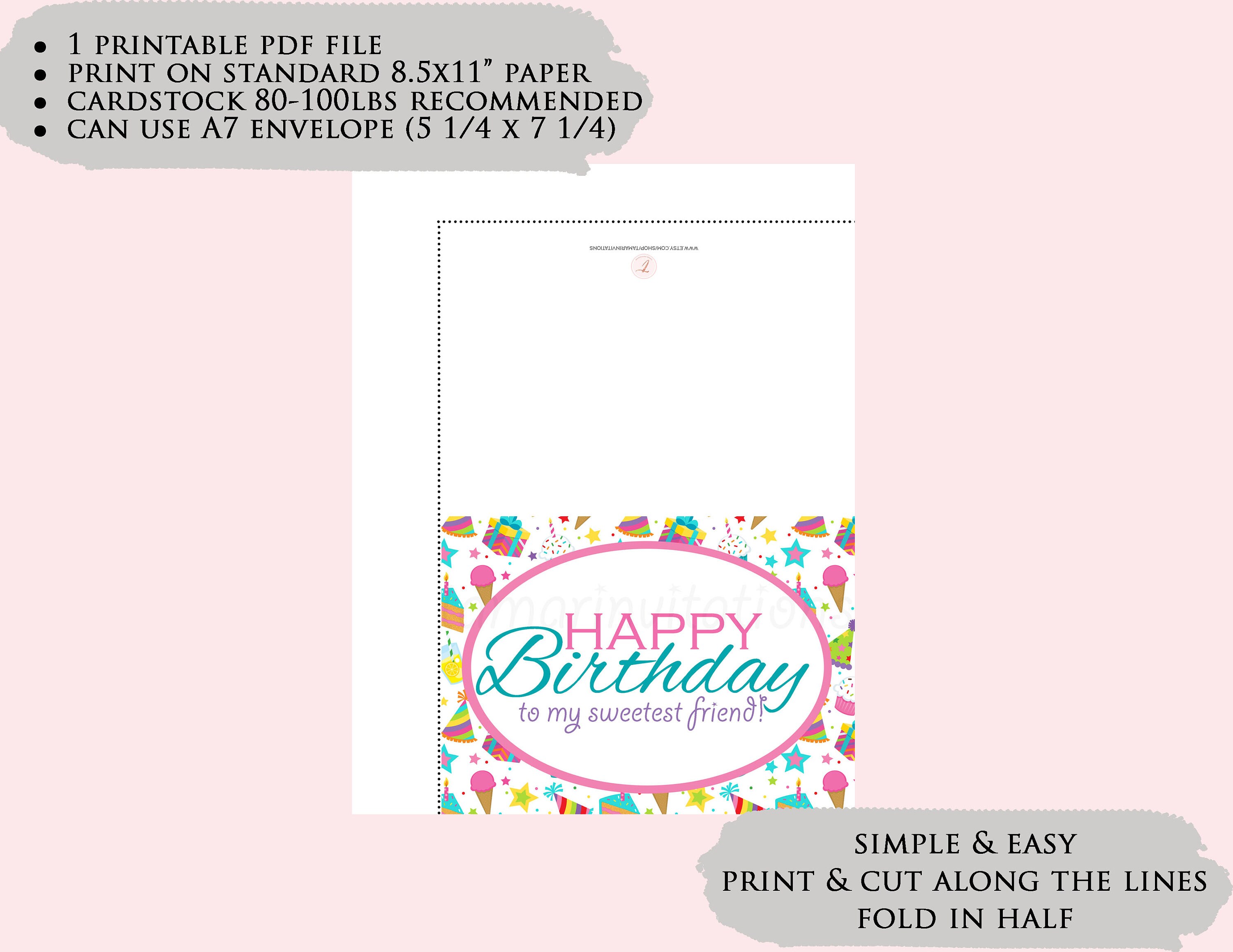 Digital Birthday Card - Happy Birthday - Have A Sweet Birthday ...