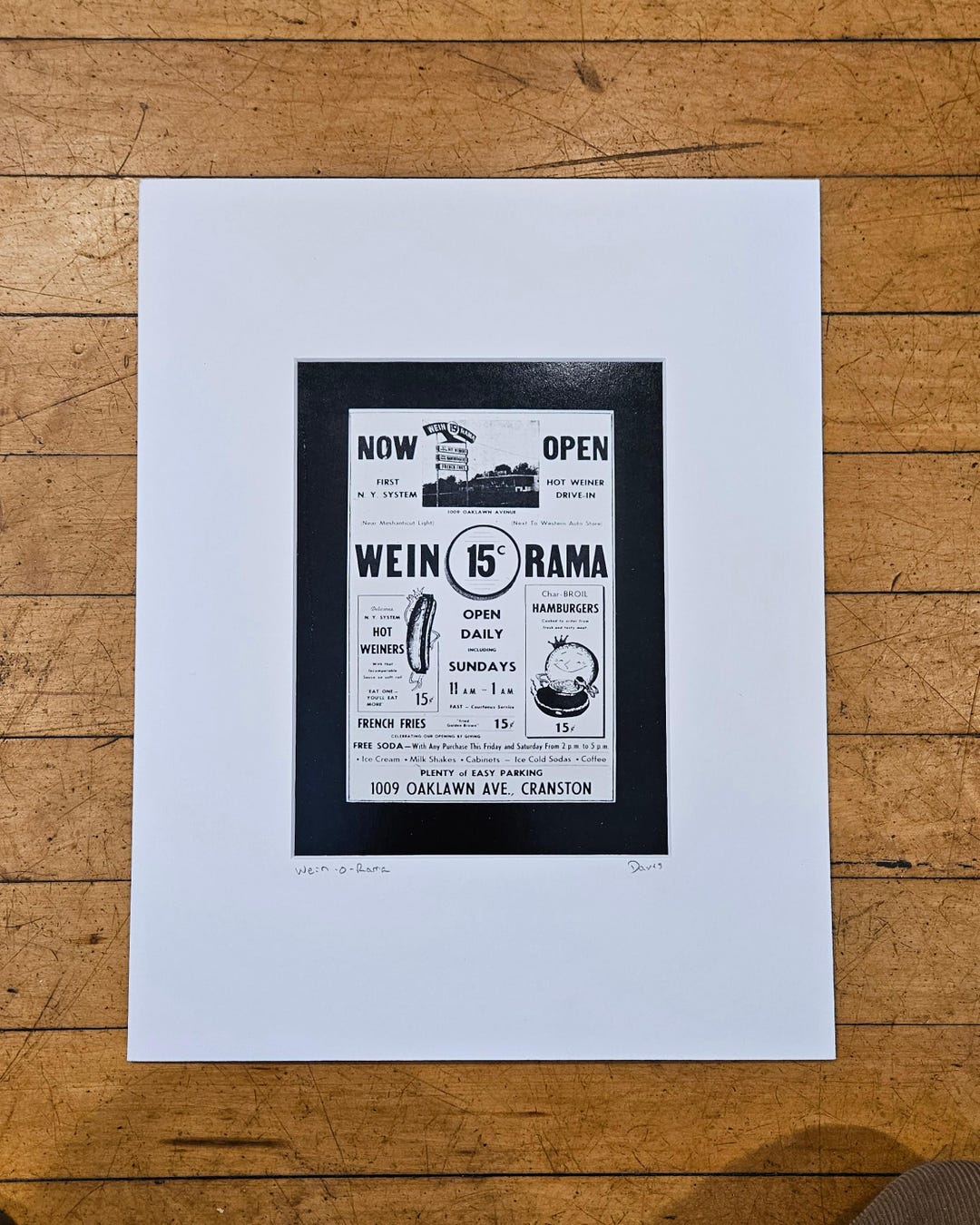 Wein O Rama Rhode Island Silver Gelatin Print - Etsy