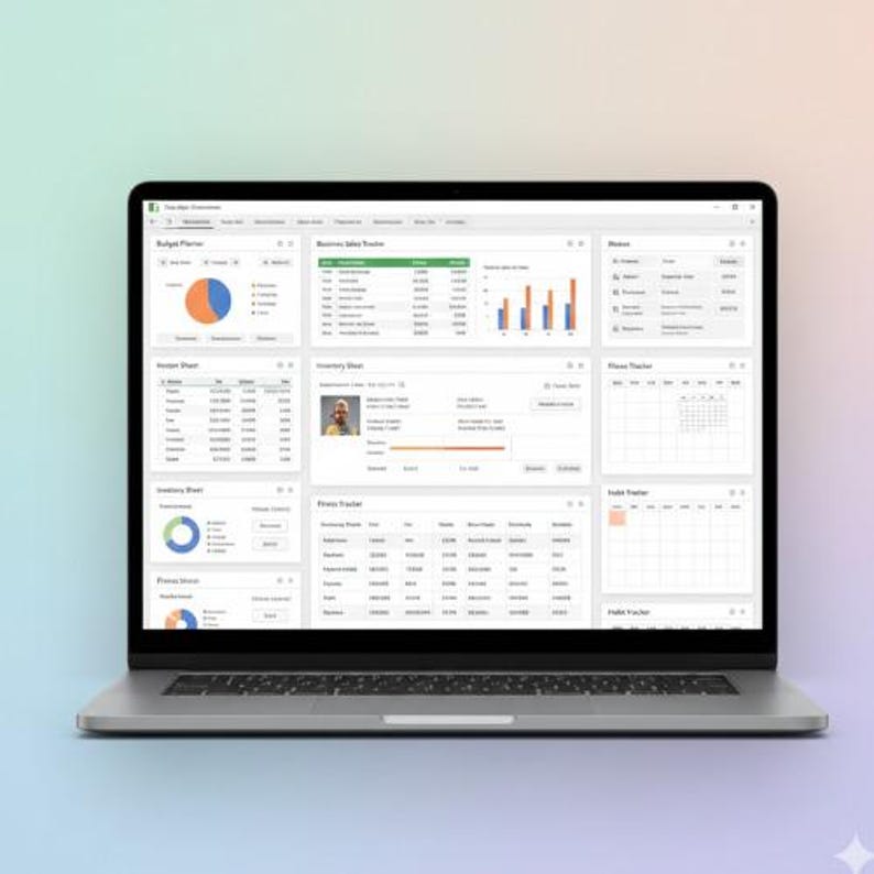 100+ Excel Tracker Templates Bundle | Budget, Business, Finance, Health ...