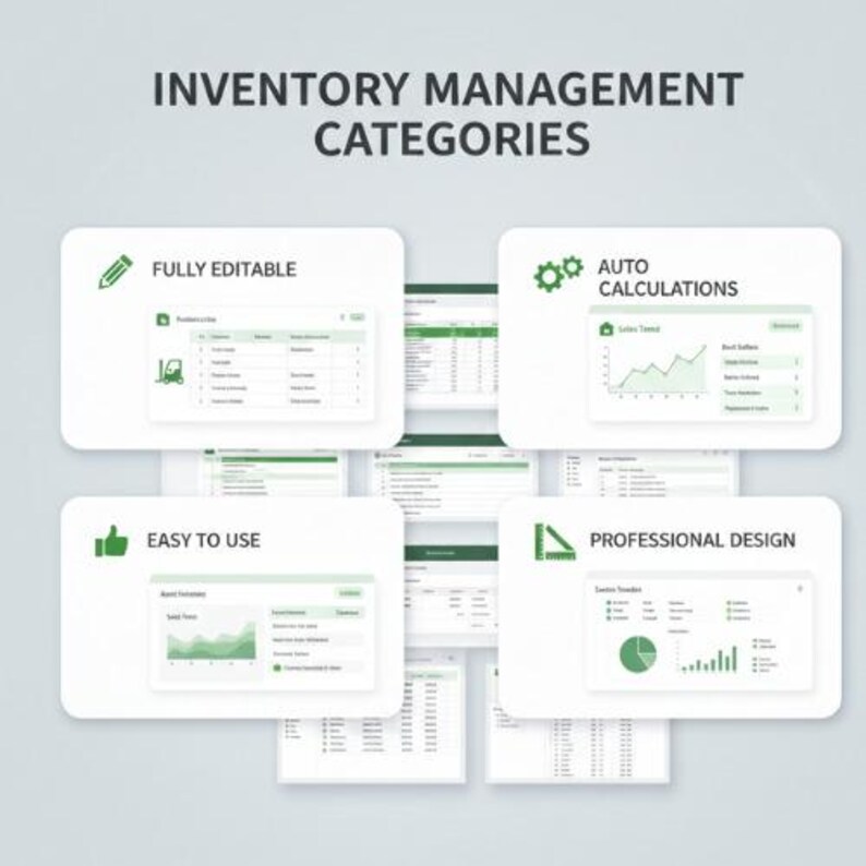 20+ Inventory Management Excel Templates Bundle | Stock Tracker, Asset ...