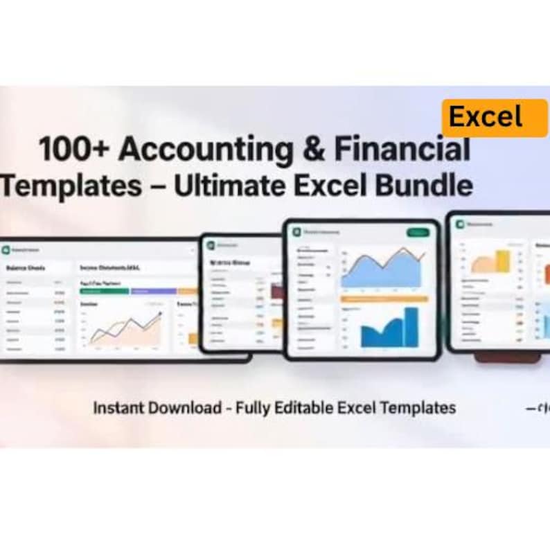 100+ Accounting & Finance Excel Templates Bundle | Small Business ...