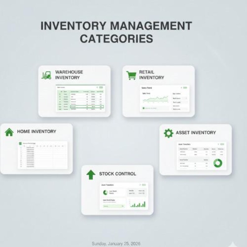 20+ Inventory Management Excel Templates Bundle | Stock Tracker, Asset ...