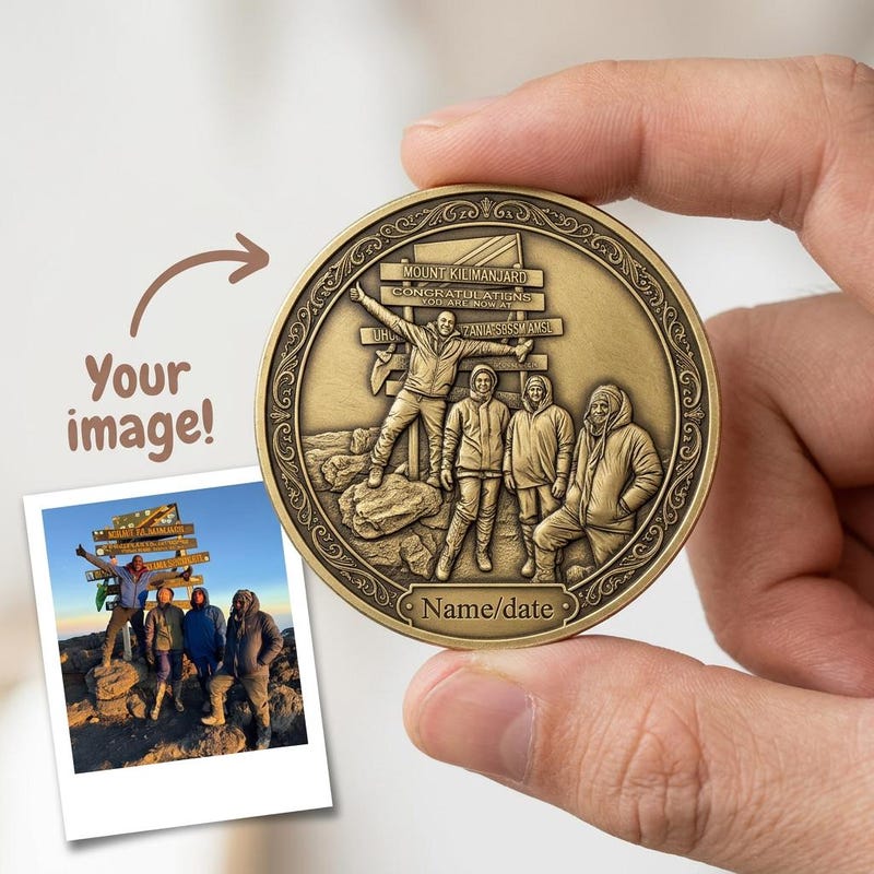 Hiking Challenge Coins - Etsy