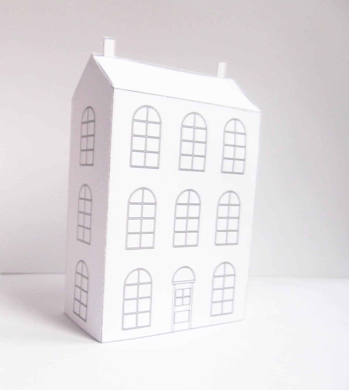 DIY Paper House Ready Design Template to Print Cute - Etsy