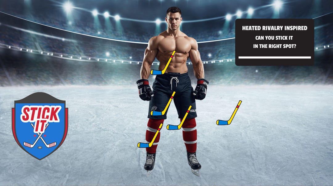 Pin the Hockey Stick - Heated Rivalry Inspired - Etsy