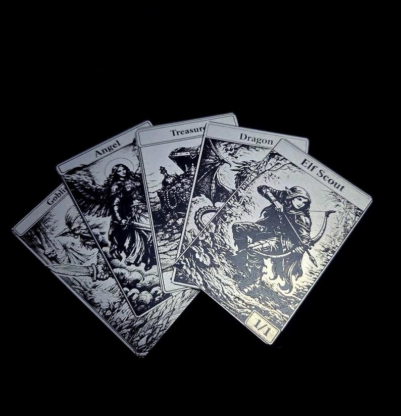 MTG Goblin 1/1 Metal Token – Laser Engraved Aluminum Fantasy Card ...
