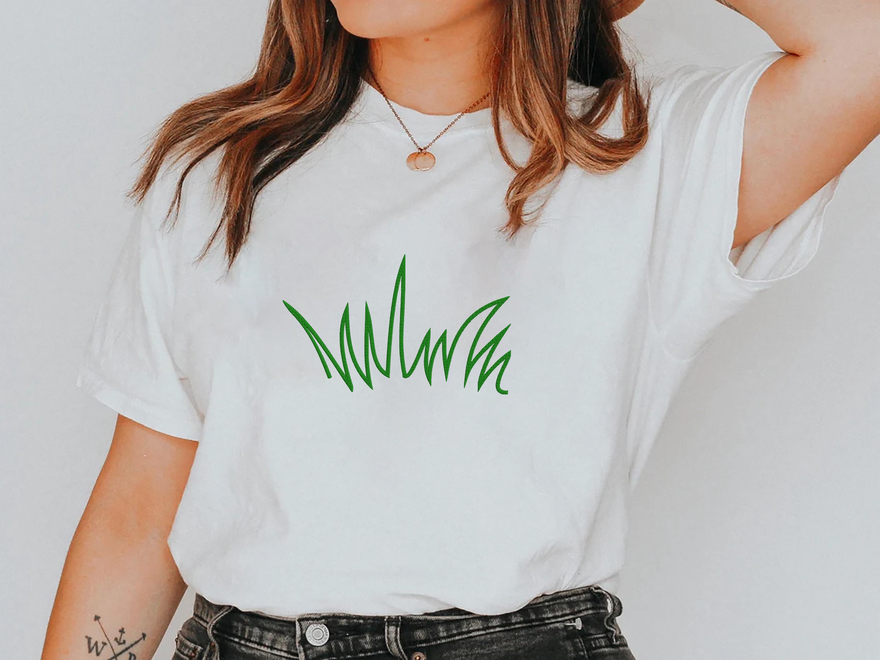Grass Applique Embroidery Design, Grass Border Embroidery, Grass ...