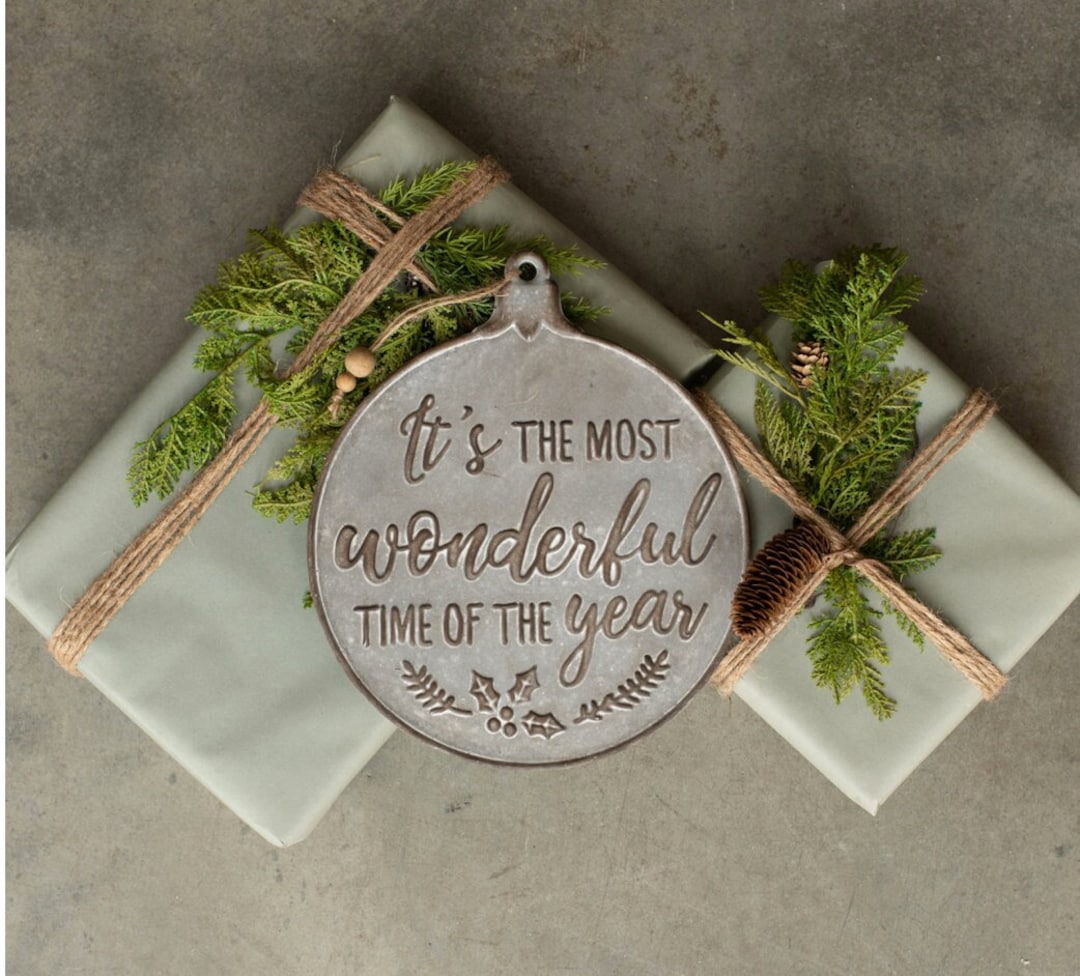 Rustic Vintage Farmhouse it's the MOST WONDERFUL Time of Year Winter ...