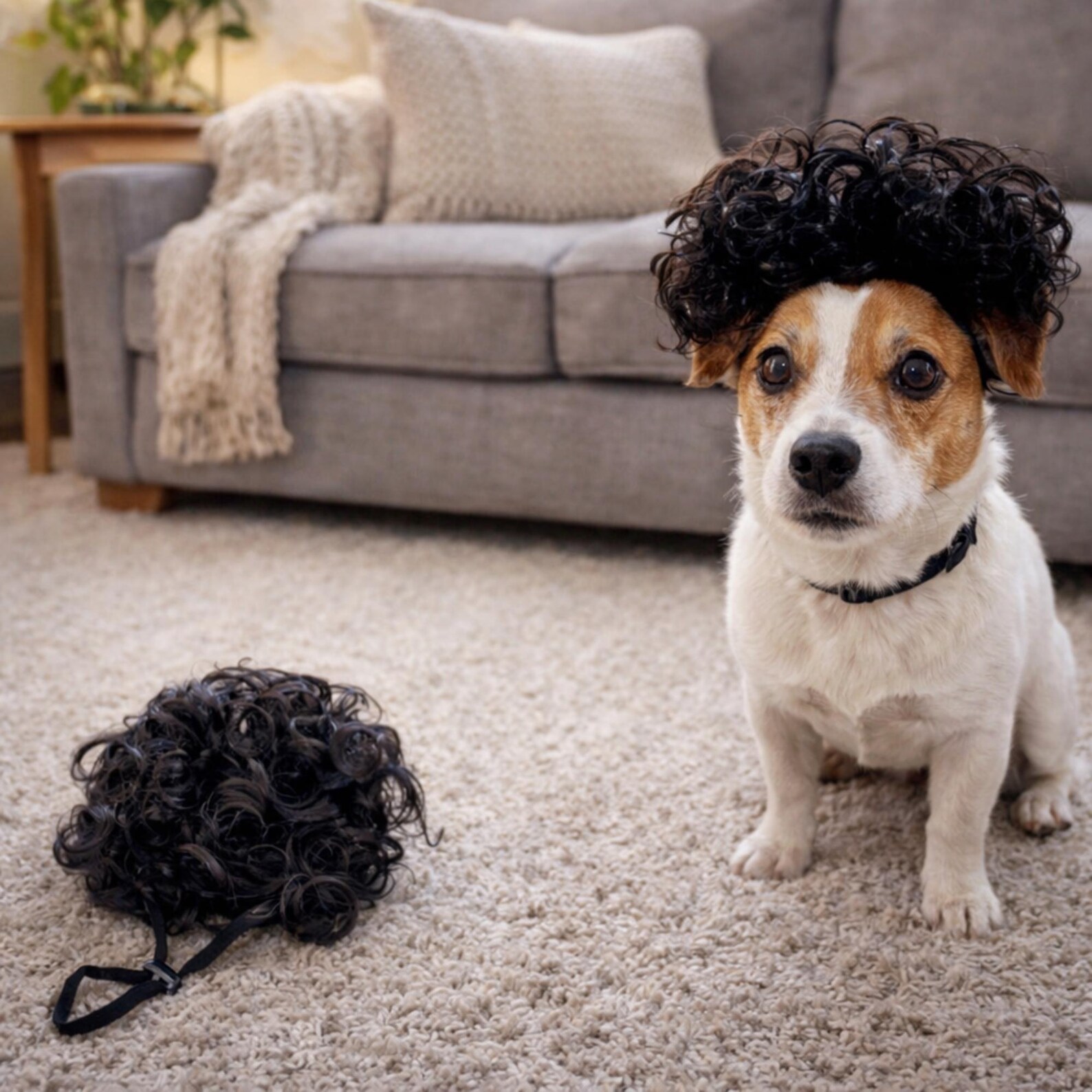 Funny Pet Wig | Rockstar Dog Cat Costume, Halloween Accessory - Etsy