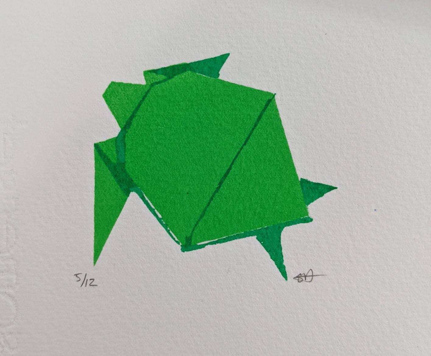 Screenprint Origami Animals - Etsy