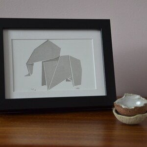 Screenprint Origami Animals - Etsy