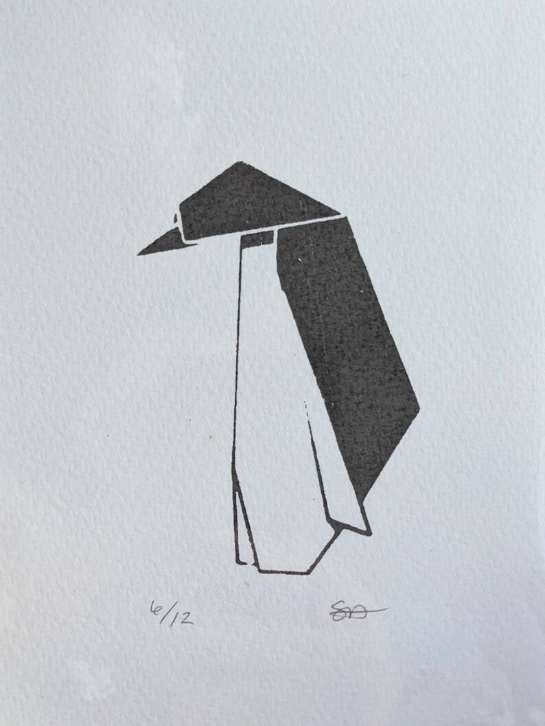 Screenprint Origami Animals - Etsy